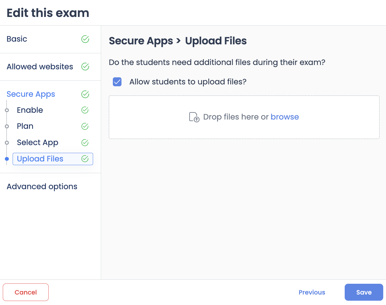 Planning an exam with desktop applications – Schoolyear help center